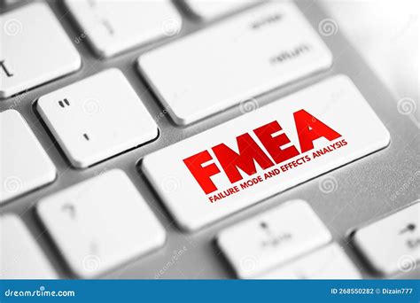 FMEA Failure Modes And Effects Analysis Acronym Business Concept Button On Keyboard Stock