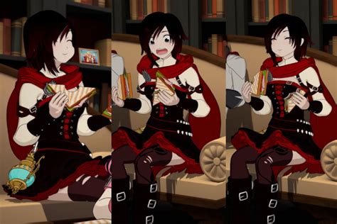 Rwby Ruby Images Eating