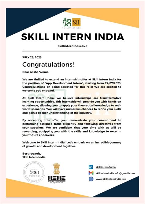 Alisha Verma On Linkedin Skillinternindia Appdevelopment Internship