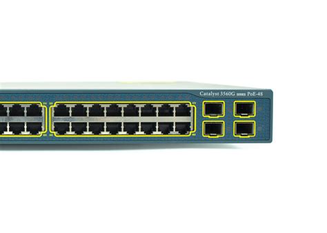 Ws C3560g 48ps S Switch Cicso Catalyst 3560g Poe Ip Base 48 Portów Poe 370w Uplink 1g