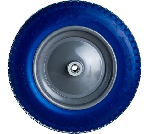 Колесо ПРОФЕССИОНАЛ полиуретановое (350 мм; 16 мм) для тачек ЗУБР 39912 ...