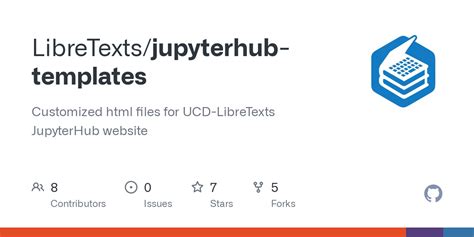 GitHub LibreTexts Jupyterhub Templates Customized Html Files For UCD LibreTexts JupyterHub