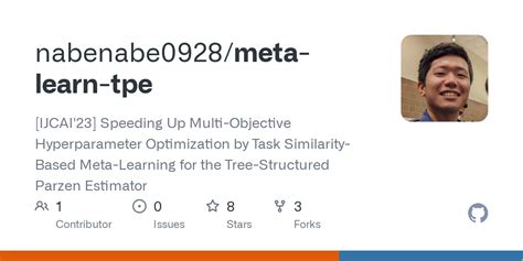 GitHub Nabenabe Meta Learn Tpe IJCAI Speeding Up Multi Objective Hyperparameter