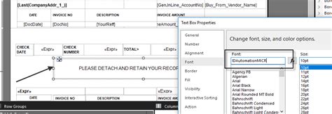 Nav Codecrunch MICR Font Is Not Working In RDLC Report Of Business Central