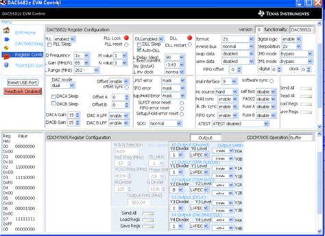 Tsw3100 And Dac5681 Evm Boards Data Converters Forum Data Converters Ti E2e Support Forums