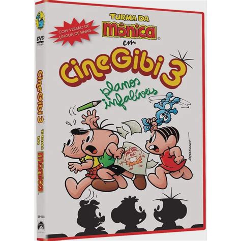 Turma Da Monica Cine Gibi 3 Dvd Original Lacrado Em Promoção Ofertas