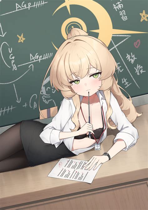 Ciza Gomi Professor Niyaniya Blue Archive Professor Niyaniya Teacher Blue Archive Blue