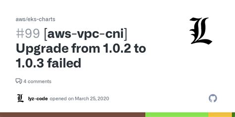 [aws vpc cni] upgrade from 1 0 2 to 1 0 3 failed · issue 99 · aws eks