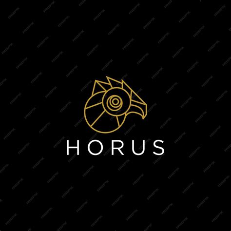 Premium Vector Horus Egyptian God Logo Icon Design Template Elegant