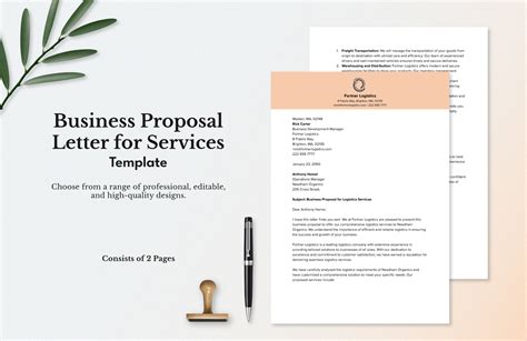 Free Template Business Proposal Letter Word Template
