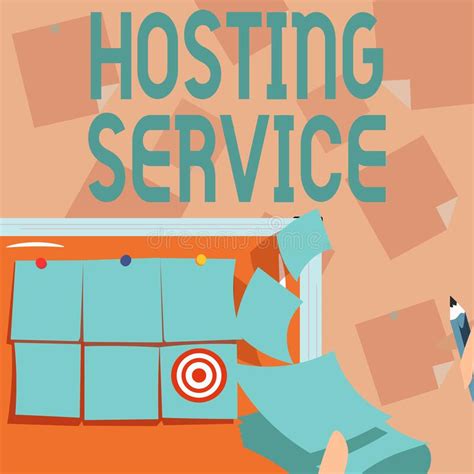 Text Showing Inspiration Hosting Service Business Showcase Provides Services For The Website To