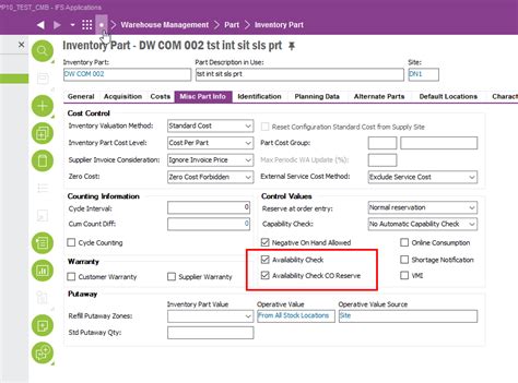 Package Part IFS Community