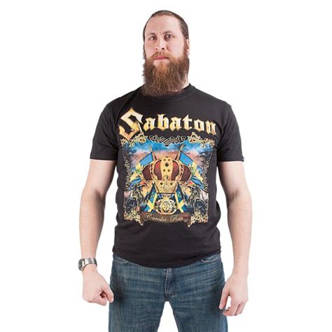 Short Sleeve T Shirt Nuclear Blast Sabaton Carolus Rex Brands N Nuclear Blast Merch