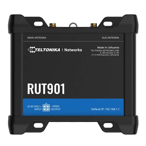 Teltonika Rut901 Industrial Cellular Router 4g Lte Dual Sim Wifi Protokolle