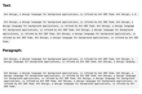 Typographytext Code Ellipsis 丢失右边框 · Issue 40261 · Ant Designant Design · Github