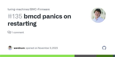 Bmcd Panics On Restarting · Issue 135 · Turing Machinesbmc Firmware