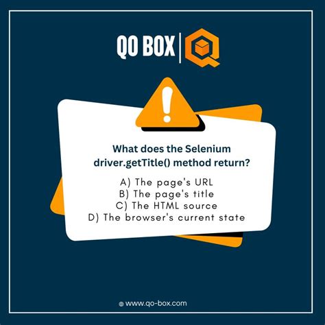 Qo Box On Linkedin Selenium Automationtesting Codingchallenge Testautomation