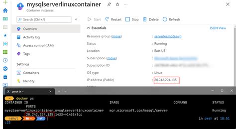 Deploying Sql Server On Azure Container Instances