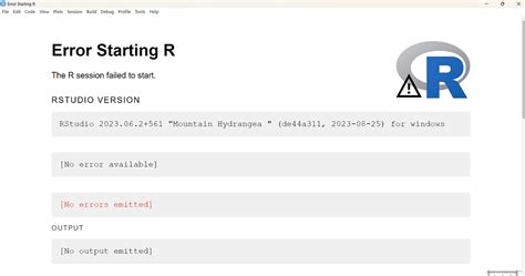 Rstudio Suddenly Fails To Open And The Following Screen Appears RStudio IDE Posit Community