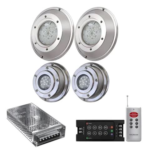 Luces De Pileta Beltram Kit 2 Laguna 100 Rgb 2 Laguna 50 Rgb Envío Gratis