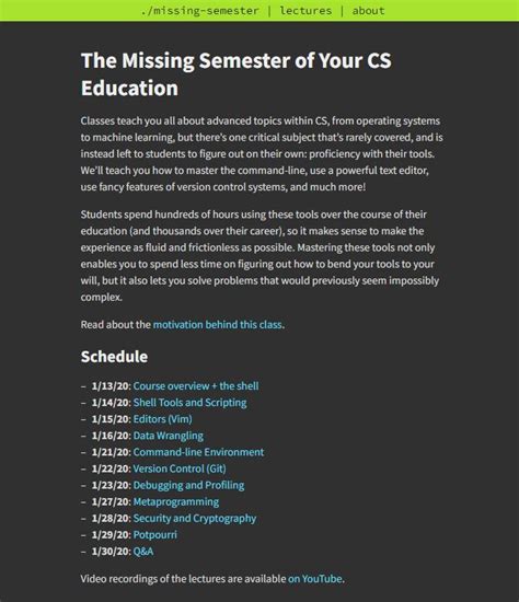 lakshmi m on linkedin dataanalysis dataengineering mit missingsemester techeducation…