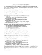 CMPS 3500 HW 10 Odt CMPS 3500 HW 10 Implementing Subprograms Note The Term Activation