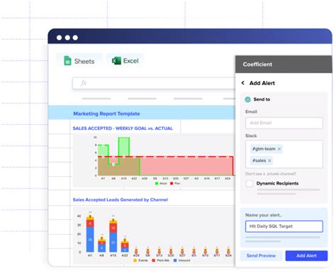 Live Spreadsheet Data Connectors For Marketing By Coefficient