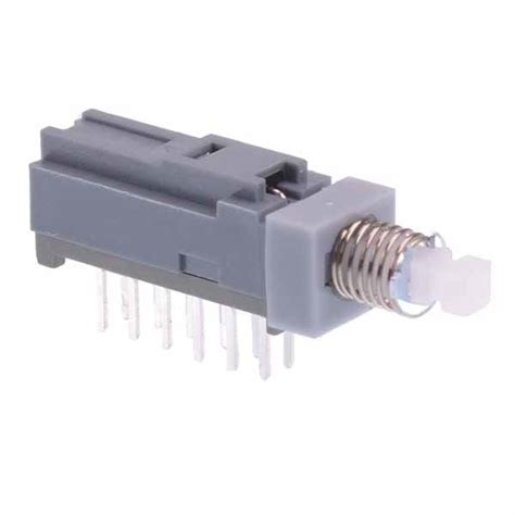 Mini Push Button Latching PCB Switch PDT V