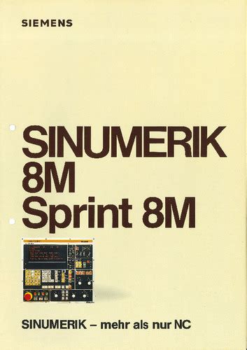 Siemens Sinumerik 8m Wood Tec Pedia