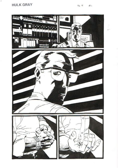 Hulk Gray Tim Sale Issue 1 Page 4 Bruce Banner Doc Leonard