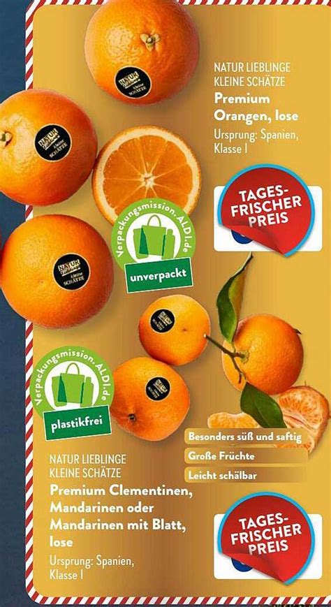 Natur Lieblinge Kleine Schätze Premium Clementinen Mandarinen Oder Mit Blatt Lose Angebot bei