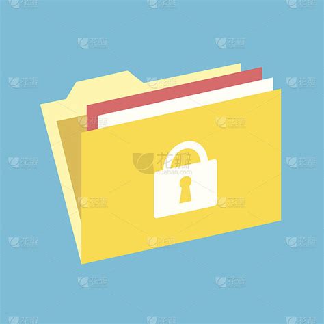 矢量锁定文件夹图标