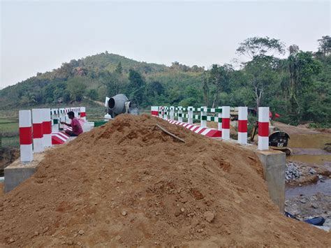 ရှမ်းရွာသစ်မြို့ မဲသမူးကျေးရွာအုပ်စု ဘောဘောခီးကျေးရွာ အဝင်လမ်းပေါ် ကွန်ကရစ်တံတား တည်ဆောက်ခြင