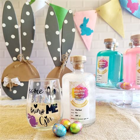 Some Bunny Bring Me Gin Stemless Wine Glass And Gin Set Bitchin Tees