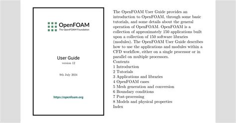 Cfd Direct Limited On Linkedin Openfoam V12 User Guide