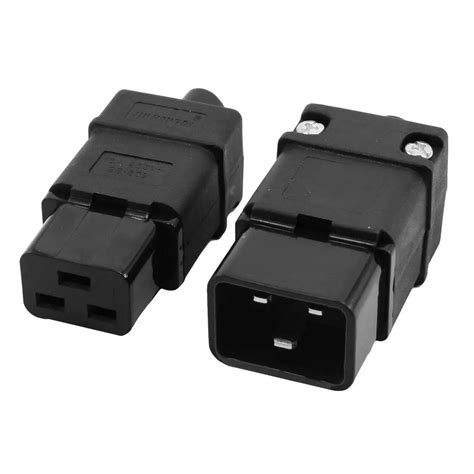 10x New 2 In 1 16a 250vac Iec320 Series C19 Plug C20 Socket For Power