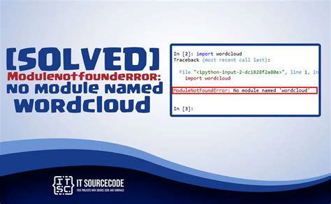 Fix No Module Named Wordcloud 2026 Python