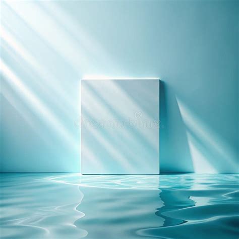 Minimalist Abstract Light Blue Background Stock Illustration Illustration Of