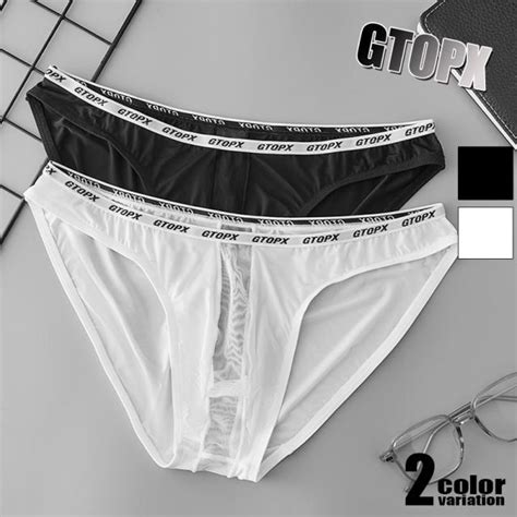 メンズビキニ ブリーフ Gtopxジーティーオーピーエックス メッシュ 透け スケスケ 立体縫製 男性下着 メンズ パンツ セクシー ソフト