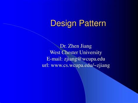 PPT Design Patterns Overview Reusable Object Oriented Design Structures PowerPoint
