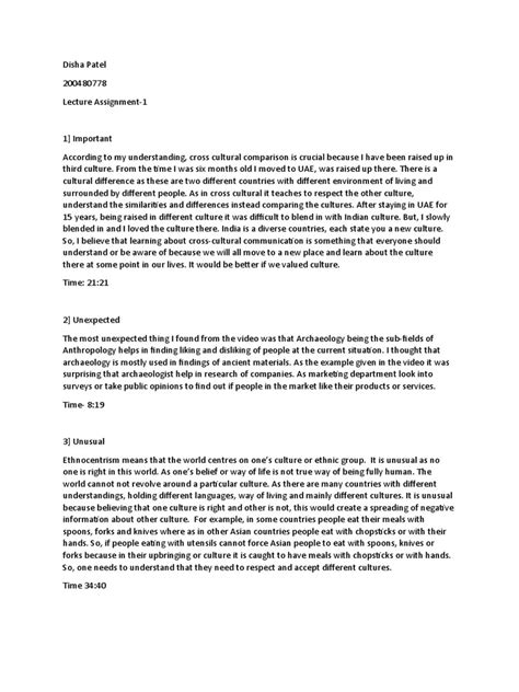Lecture Assigmnet 1 Pdf