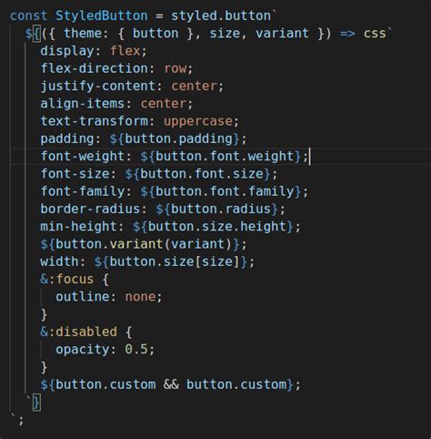 Syntax Highlighting Not Applied For Nested Css`` Template Literals If Using A Styled Function