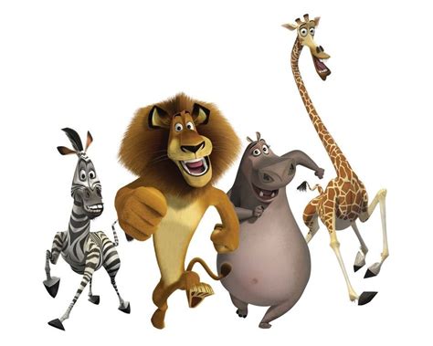 Bunch Of Madagascar Movie Characters Free Image Download