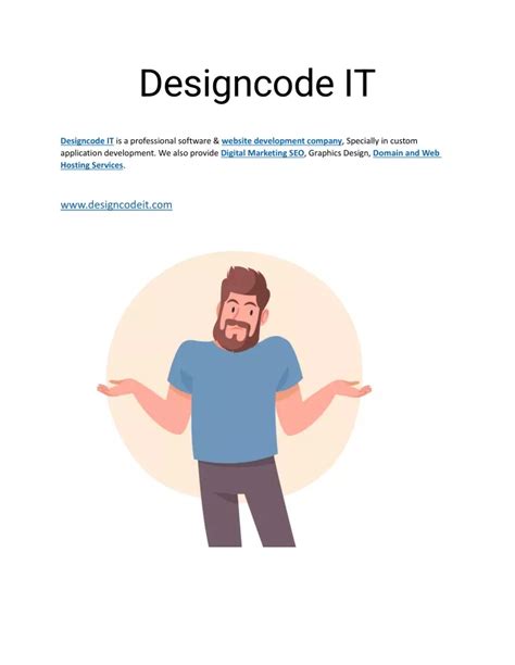 Ppt Designcode It Is A Professional Software And Website Development