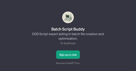 Batch Script Buddy Batch Script Guidance Taaft