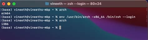 m1 mac how to switch the terminal between x86 64 and arm64 n30