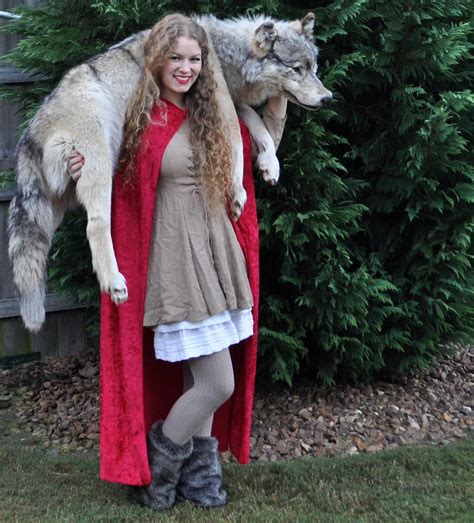 Red And The Wolf By Almostaustralian On Deviantart