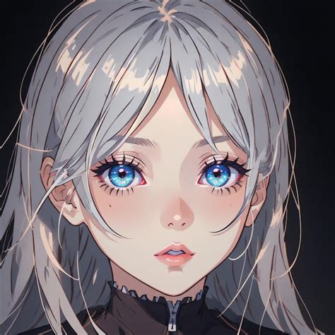 Premium Photo Manga Girl Portrait Ai Generated