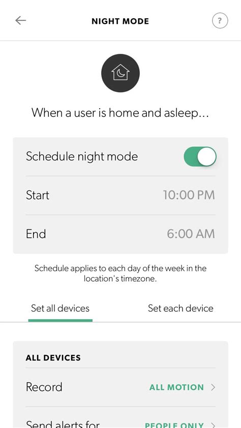 What Is Night Mode Canary Help Center