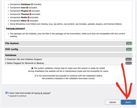 Creating Database Only Backup Duplicator